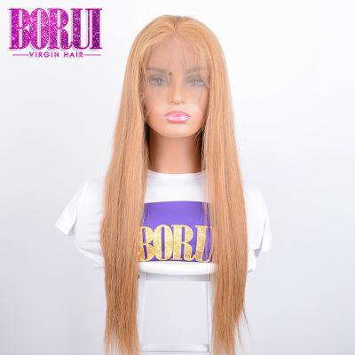 China Brazilian Straight Wave Hair #27 Full Lace With Baby Hair for sale