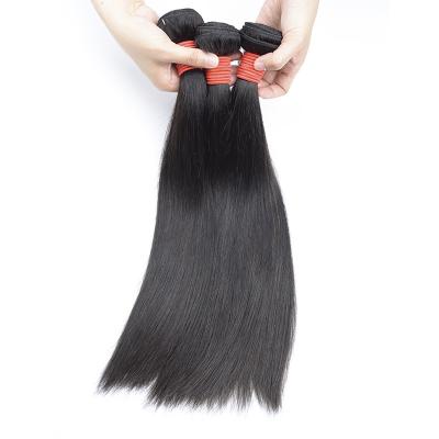 China Silky Straight Bundles With Closure , Super Double Drawn Straight Hair for sale