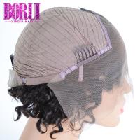 China Pre Plucked Front Custom Pixie Cut Wig With Baby Hair Deep Wave Curly Short Wig for sale
