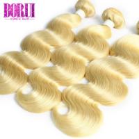 China Brazilian 613 Blonde Human Hair Extensions With 4*4 Lace Closure Body Wave for sale