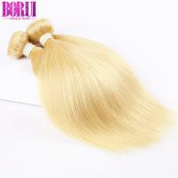 China Silky Straight Wave Hair Extension , 613 Blonde Bundles With 4*4/13*4  Lace Closure for sale