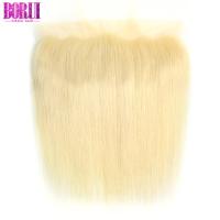 China Silky Straight Wave Hair Extension , 613 Blonde Bundles With 4*4/13*4  Lace Closure for sale