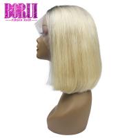 China Brazilian Straight Short Bob 1b613# Honey Blonde 13x4 Lace Closure Soft Smooth for sale