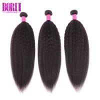 China 4*4 Closure Brazilian Virgin Human Hair Yaki Kinky Straight Human Hair Weft for sale