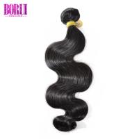 China Cuticle Aligned Brazilian Virgin Human Hair Body Wave With Lace Closure for sale