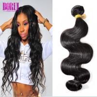 China Cuticle Aligned Brazilian Virgin Human Hair Body Wave With Lace Closure for sale
