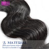 China Cuticle Aligned Brazilian Virgin Human Hair Body Wave With Lace Closure for sale