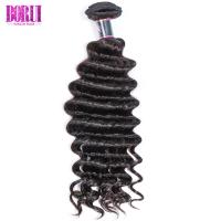 China Deep Wave Peruvian Hair Bundles , Peruvian Hair Bundles With Closure 12a Original for sale