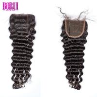 China Deep Wave Peruvian Hair Bundles , Peruvian Hair Bundles With Closure 12a Original for sale