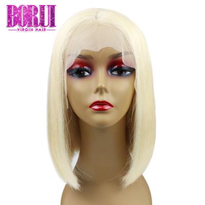 China Straight Brazilian Human Hair , Short 613 Bob Colored Wig Two Tone Wig for sale
