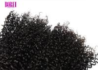 China Brazilian Kinky Curly Virgin Hair , Brazilian Virgin Hair Extensions 4*4 Lace Closure for sale