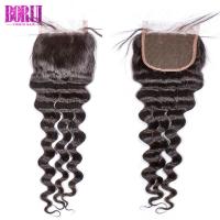 China Pre Plucked Cambodian Loose Wave With 4*4 Lace Closure No Tangle Soft Shiny for sale