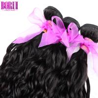 China Virgin Water Wave Brazilian Hair With Lace Closure , Unprocessed Water Wave Hair Bundles for sale