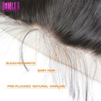 China 13*6 Unprocessed Human Hair , Body Wave Lace Frontal With Hair Bundles For Black Women for sale