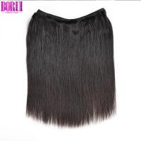China Malaysian Baby Hair Straight Wave Hair , Swiss Pre Plucked Lace Frontal Closure for sale