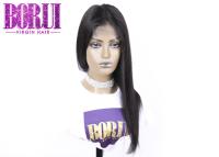 China Unprocessed Custom Lace Wigs Brazilian 4*4 Lace Closure Wig Straight 180% Density for sale
