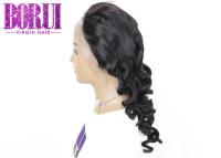 China Brazilian Glueless Full Lace Human Wigs 250% Density Loose Wave No Shedding for sale