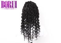 China Full Lace Deep Curly Wig Human Hair Brazilian Human With Baby Hair In HD Lace for sale