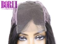 China Untreated Straight Virgin Human Hair Soft And Durable Swiss Lace Closure Wigs for sale