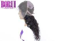 China Dyed Bleach Full Lace Human Wigs Customized Style Average Size Grade 10A for sale