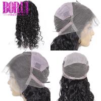 China Dyed Bleach Full Lace Human Wigs Customized Style Average Size Grade 10A for sale