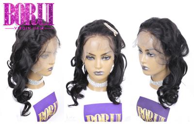 China Pre Plucked Human Lace Front Wigs With Baby Hair , Malaysian Pre Plucked Human Hair Lace Wigs for sale