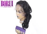 China Pre Plucked Human Lace Front Wigs With Baby Hair , Malaysian Pre Plucked Human Hair Lace Wigs for sale