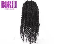 China Brazilian Full Lace Human Wigs Deep Curly Breathable No Tangling No Shedding for sale
