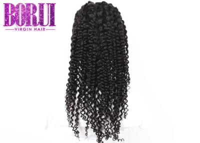 China Brazilian Full Lace Human Wigs Deep Curly Breathable No Tangling No Shedding for sale