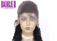 China Deep Curly Full Lace Human Wigs Pre Pluked Brazilian Wig Baby Hair No Shedding for sale