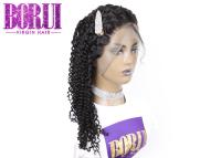 China HD Pre Plucked Human Hair Lace Wigs , Brazilian Human Hair Wig Baby Hair for sale