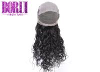 China Full And Thick Malaysian Hair Wigs , Pre Plucked Glueless Natural Wave Full Lace Wig for sale