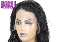 China Full And Thick Malaysian Hair Wigs , Pre Plucked Glueless Natural Wave Full Lace Wig for sale