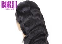 China Body Wave Full Lace Front Wigs Human Hair , Pre Pluked Human Hair Lace Wigs With Baby Hair for sale