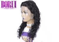China Natural Wave Full Lace Human Wigs Hairline Brazilian Swiss Lace Soft Smooth for sale