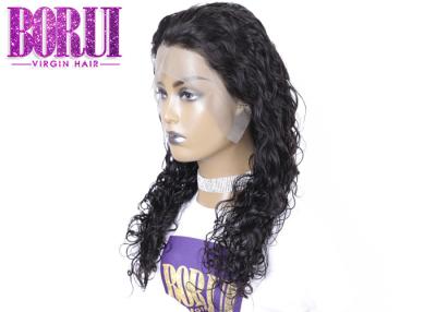 China Natural Wave Full Lace Human Wigs Hairline Brazilian Swiss Lace Soft Smooth for sale