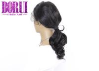 China 180% Density Women Lace Front Wigs Human Hair Loose Deep Wave Glueless Swiss Black Women for sale
