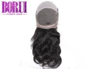 China Peruvian Full Lace Human Wigs Pre Plucked Hairline Body Wave Wig In HD Top Lace for sale