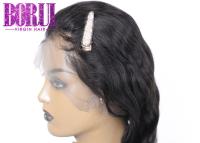 China 10A Brazilian Human Hair Wig , Pre Plucked Body Wave Wig In HD Lace Dyed for sale