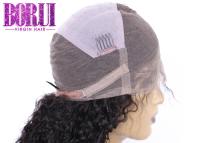 China Malaysian Virgin Full Lace Human Hair Wig , Pre Plucked Human Hair Full Lace Wigs Full End Water Wave for sale