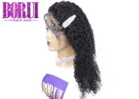 China Brazilian Water Wave Full Lace Wig , Unprocessed Human Hair Wig For Women for sale