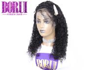 China Brazilian Water Wave Full Lace Wig , Unprocessed Human Hair Wig For Women for sale