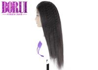 China Swiss Lace Full Lace Human Wigs Glueless Kinky Straight Wig Dyed Bleach for sale