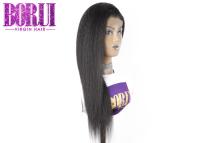 China Swiss Lace Full Lace Human Wigs Glueless Kinky Straight Wig Dyed Bleach for sale