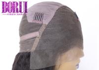 China Natural Color Full Lace Human Wigs Brazilian Kinky Yaki Straight Soft Smooth for sale