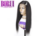 China Glueless Silk Base Full Lace Human Wigs Natural Black Light Yaki Straight Wig For Women for sale