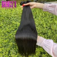 China 8-30 Inchs Virgin Peruvian Human Hair Straight Peruvian Bundles Wefts Extensions for sale
