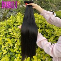 China 8-30 Inchs Virgin Peruvian Human Hair Straight Peruvian Bundles Wefts Extensions for sale