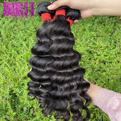 China Narural Wave Virgin Peruvian Hair , 100% Virgin Human Hair No Tangling for sale