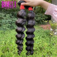 China Narural Wave Virgin Peruvian Hair , 100% Virgin Human Hair No Tangling for sale